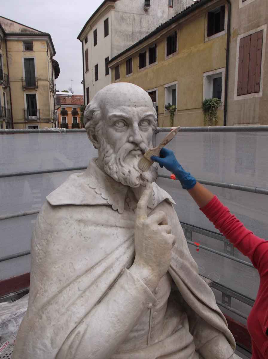 Statua di Andrea Palladio | Restauro conservativo ed estetico | Arcart